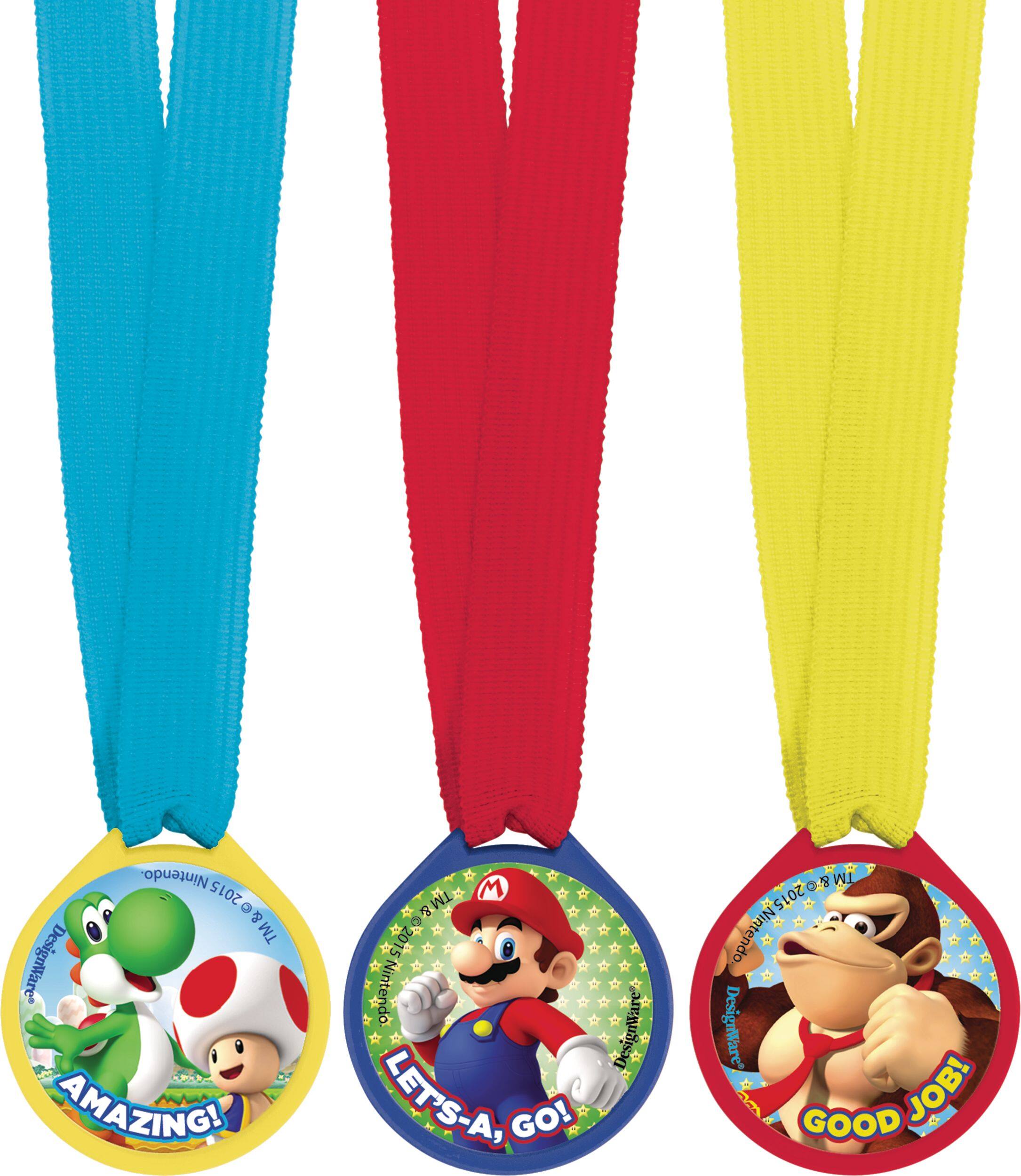 Super Mario Party Award Medals – Nonnies Kidzone