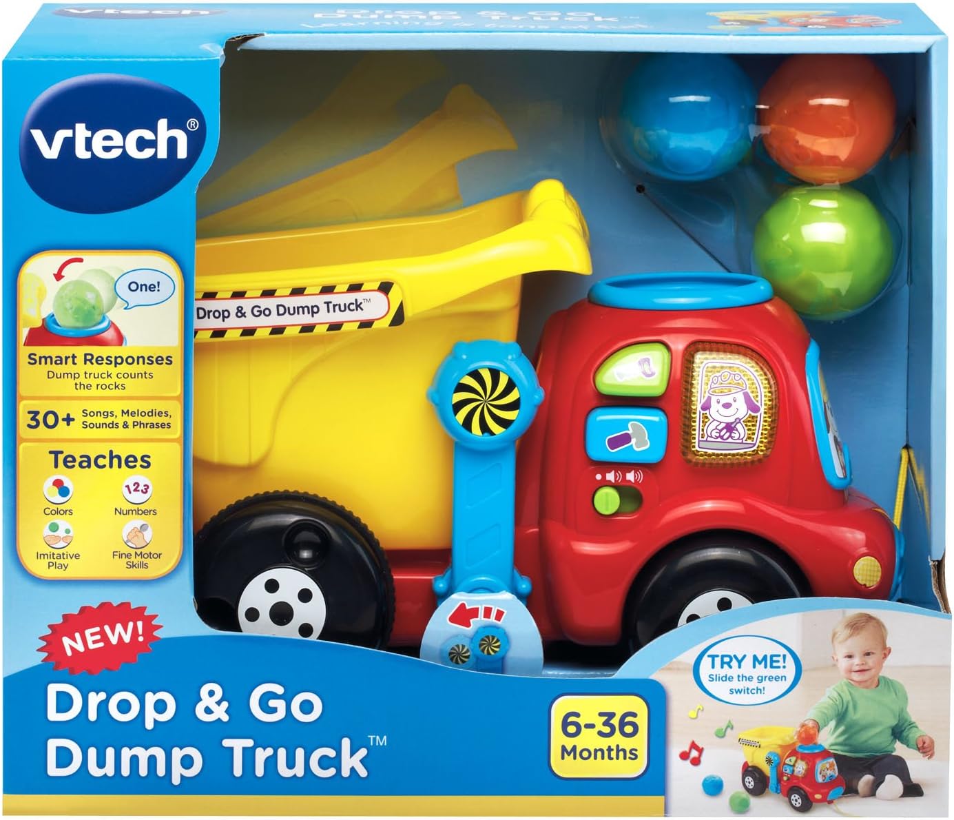 VTech Drop and Go Dump Truck – Nonnies Kidzone