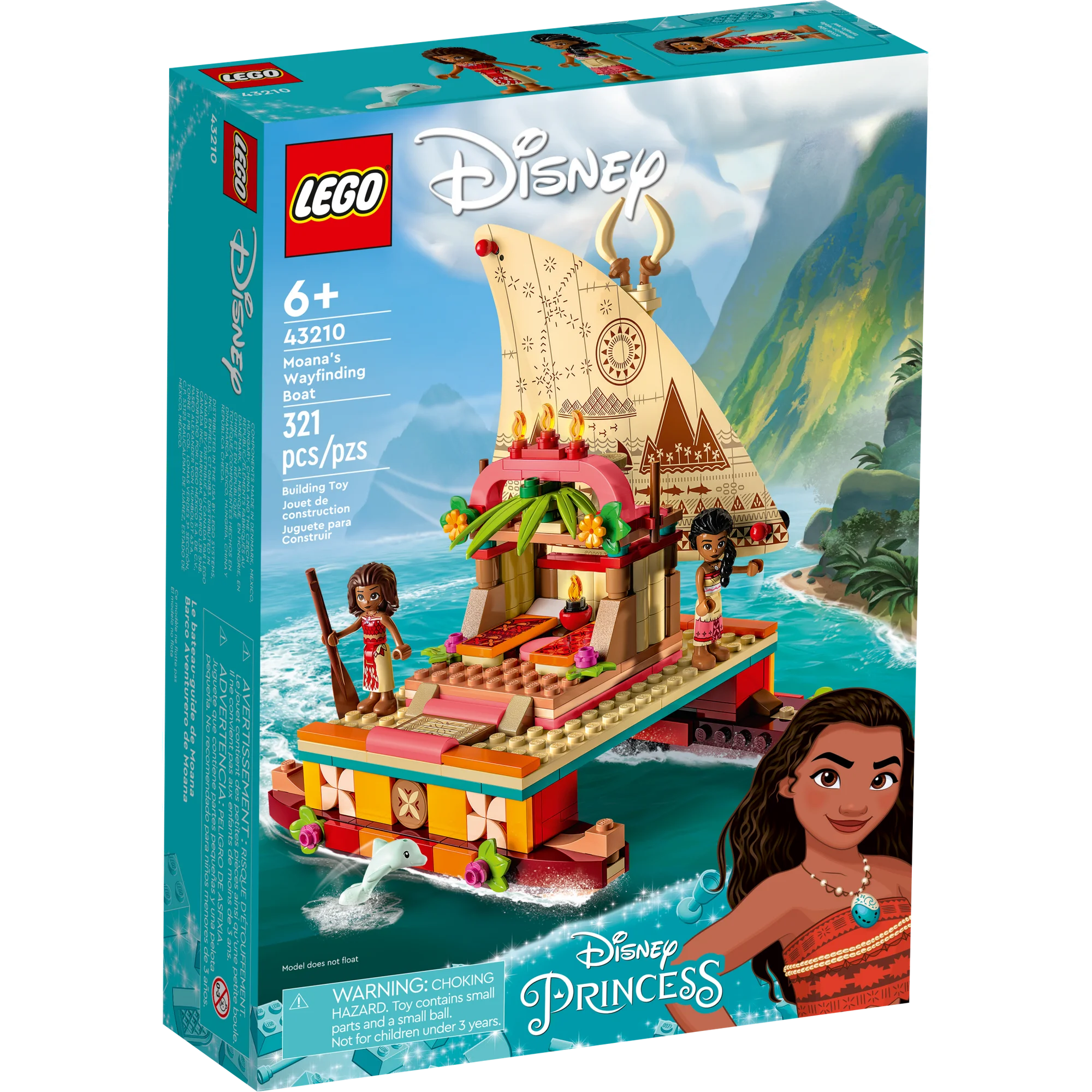 LEGO Disney Princess Moana's Wayfinding Boat – Nonnies Kidzone