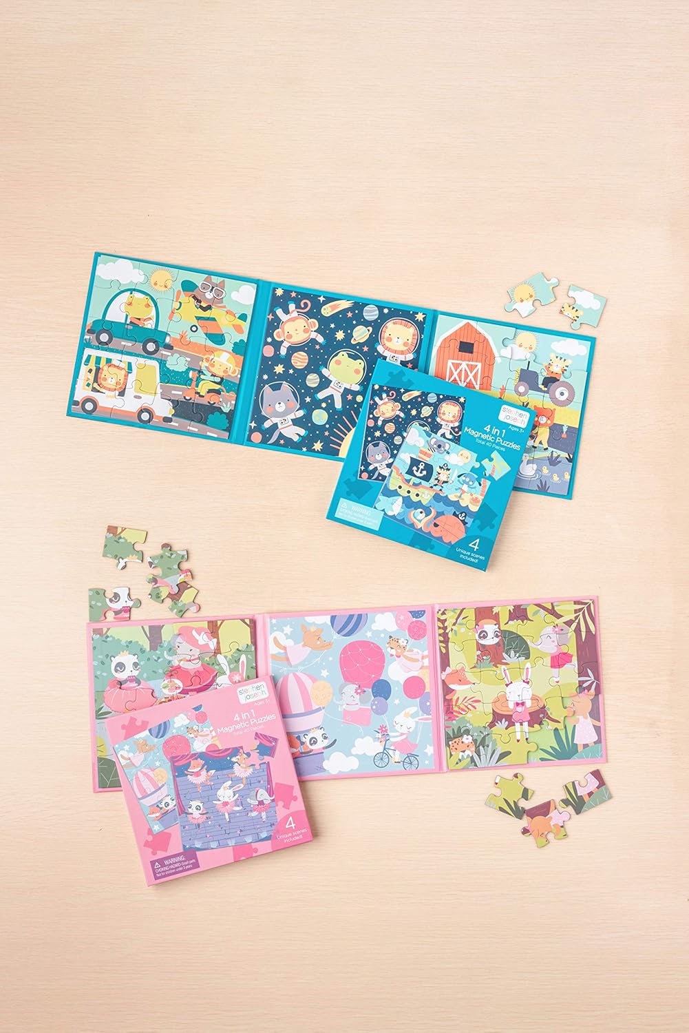 4 in 1 Magnetic Puzzle Books – Nonnies Kidzone